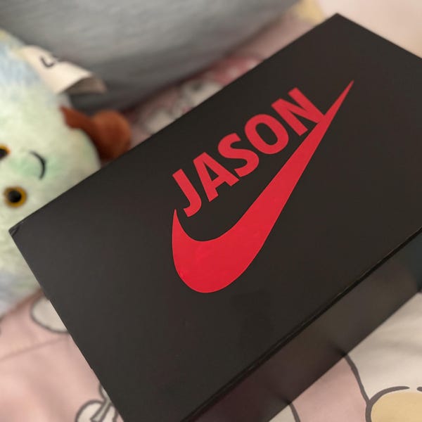 Gender Reveal Shoe Box Party Favors, Fully Assembled Sneaker Box Favors ...