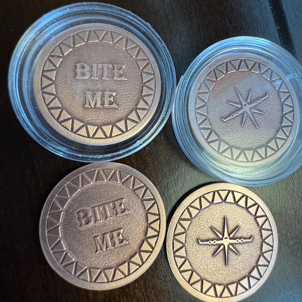 Custom Coin Set | Custom Coins | 100 Pcs Custom Laser Engraved Wedding ...