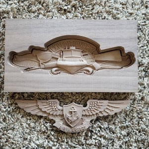 Navy Aviation structural mechanic AM Rating Badge 3D stl | Etsy