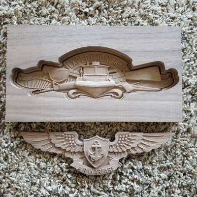 Navy Enlisted Aviation Warfare Specialist EAWS Insignia 3D Stl File for ...