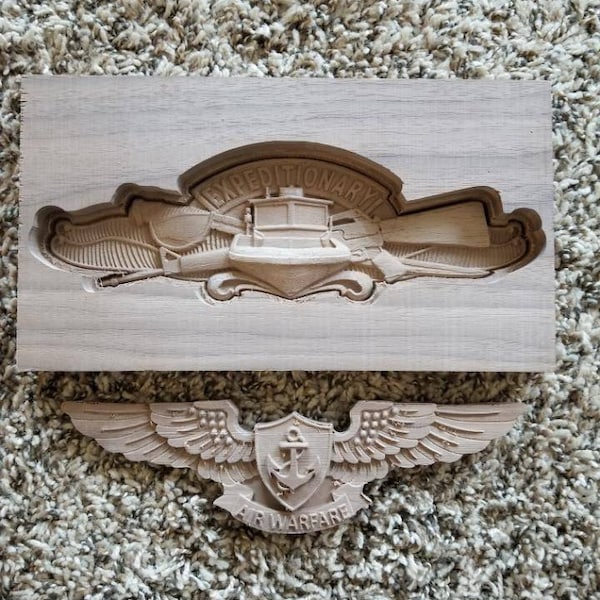 Navy Enlisted Aviation Warfare Specialist EAWS Insignia 3D Stl File for ...