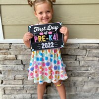 Unicorn Last Day of 4 Year Old Preschool Sign Girl Last Day - Etsy