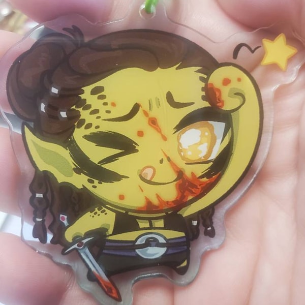 BG3 Cursed Acrylic Keychains - Etsy