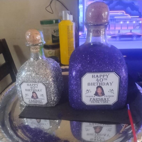 Custom Patron Label, Liquor Label, Graduation Bottle Labels, Grad Gift ...