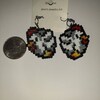 Perler Bead Earrings, 8 Bit Jewelry, Piggy Earrings, Lightweight ...