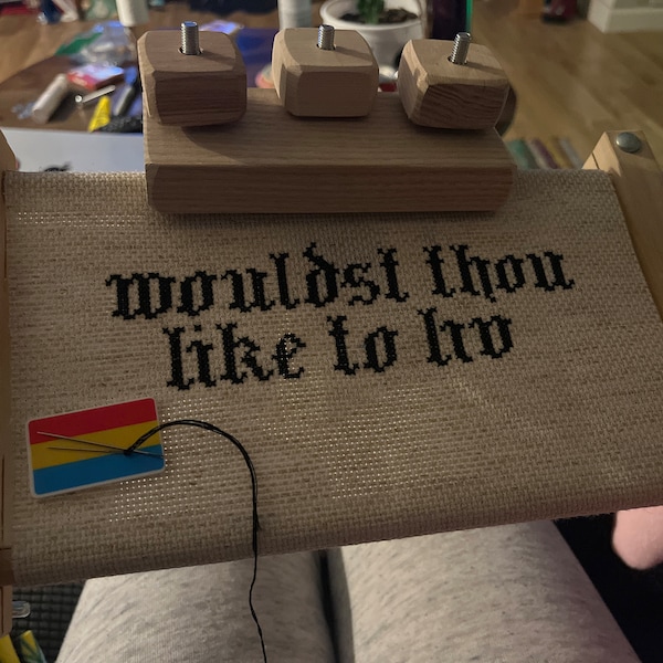 Wouldst Thou Like to Live Deliciously? - Occult Cross Stitch Sampler ...