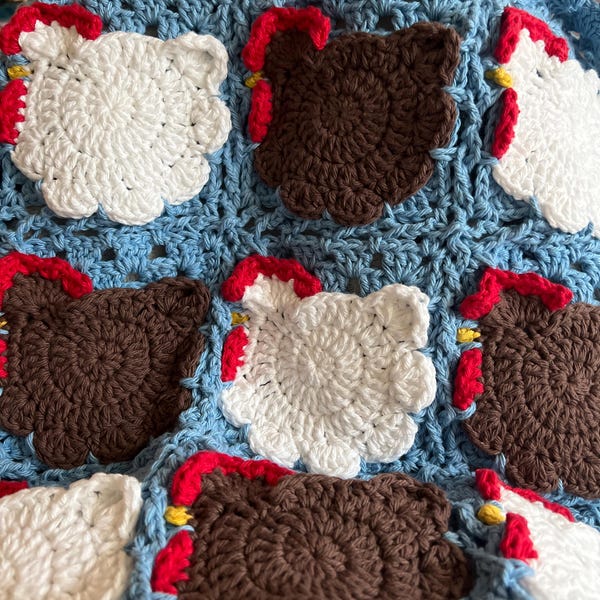 Nesting Hens Egg Gathering Apron, Crochet Pattern, No Sew, Egg Apron ...