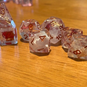 Jellyfish Dnd Dice Set D20 TTRPG Polyhedral Dice Jellyfish in Every Die ...