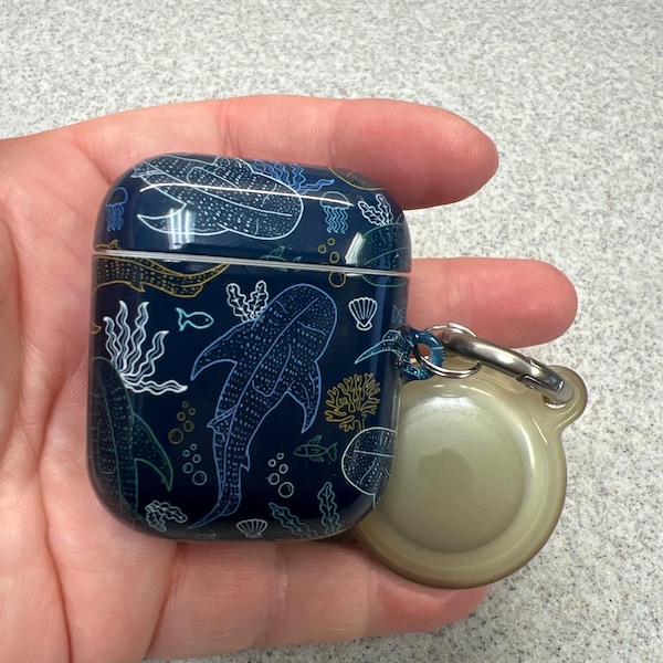 Whale Shark Scatter Coral Reef AirPod AirPod Pro Keychain Case Cover ...