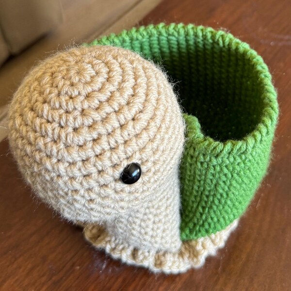 Crochet Snail Planter PDF Pattern - Etsy