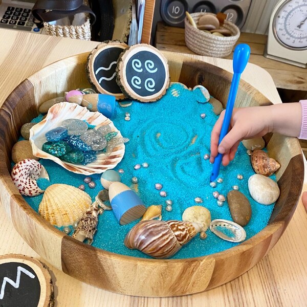 Mark Making Log Slices Natural Resources Early Years Education Nursery ...