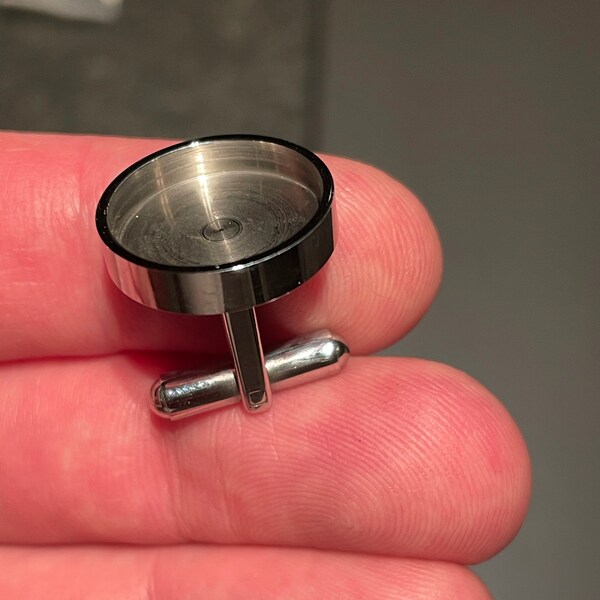Stainless Steel Cuff Link Blanks French Cufflink Findings Handmade ...