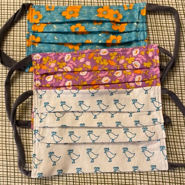 Face Mask NO ELASTIC PDF Sewing Pattern/ Filter Pocket/nose Wire ...