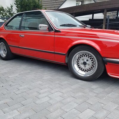 BMW E24 SILVER M-technic Decoset Stickers 8pcs / 8tlg - Etsy