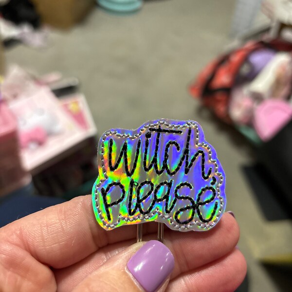 Witch Please Paper Clip-witch Paperclip - Planner Accessory-planner ...