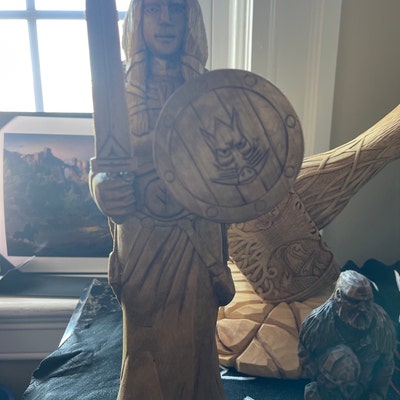 Zisa the Statue of Zisa Germanic Goddess - Etsy UK