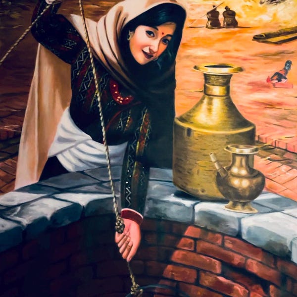 Made in Nepal, Nepali Girl, Newly Wed Girl, Newari Girl, Acrylic ...