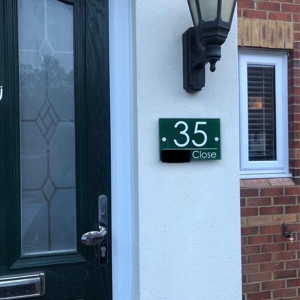 Contemporary House Sign Address Plaques Door Number Name Plates ...