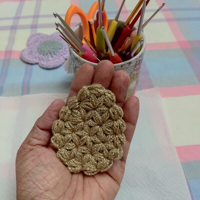 Farmhouse Crochet Trivet Pattern, Chunky Crochet Hot Pad, Kitchen ...