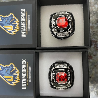 Custom Text and Color Championship Ring Football, Baseball, Basketball ...