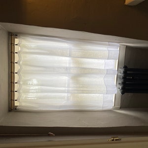 Cotton Muslin Blind, Flat Curtain, Egyptian Cotton, Max Length 120cm - Etsy