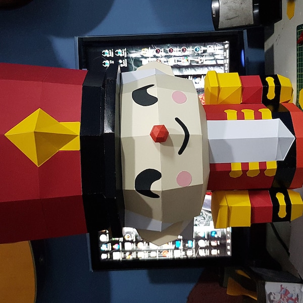 Kawaii Nutcrackers, DIY, Papercraft, PDF, Svg, Dxf, Low Poly, 3D Model ...