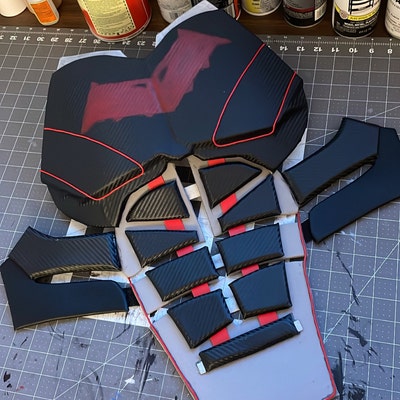 Titans Red Hood Armor TEMPLATE DOWNLOAD - Etsy