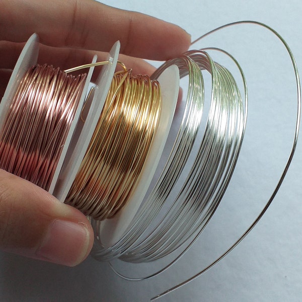 Fine Silver Wire With Copper Core - Half Hard - Tarnish Resistant - YOU ...