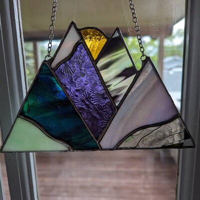 Cowboy Hat and Boot Stained Glass Suncatcher, Country Glass Ornament in ...
