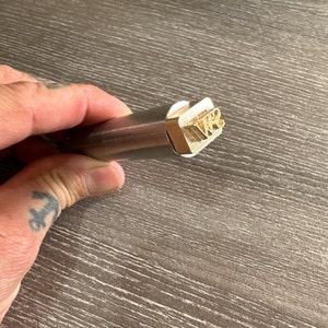 Custom Leather Stamp Maker Customized Brass Embossing Stamp - Etsy