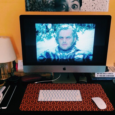 Overlook Hotel Pattern Desk Mat 3 Sizes High Quality Digital Print, Dye ...