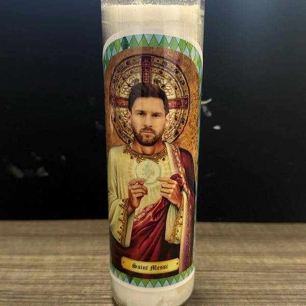 Celebrity Saint Stickers Only - Celebrity Prayer Candle Decals - Custom ...