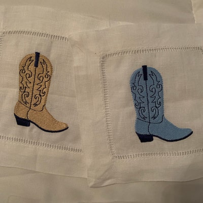 Cowboy Boot Machine Embroidery Design, Western Boots Embroidery Pattern ...