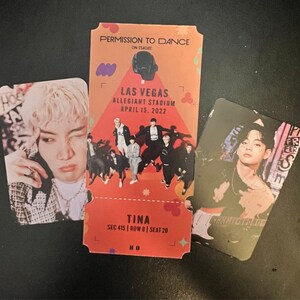 BTS NYEL 2021 TICKET New Year's Eve Live Commemorative - Etsy