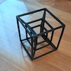 Tesseract Four Dimensional Hypercube Shape Math Geometry Educational ...