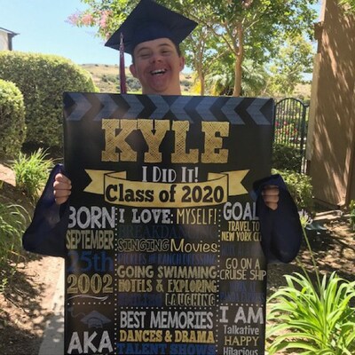Graduation Sign, Class of 2024 Graduation Party Sign, Girls Graduation ...