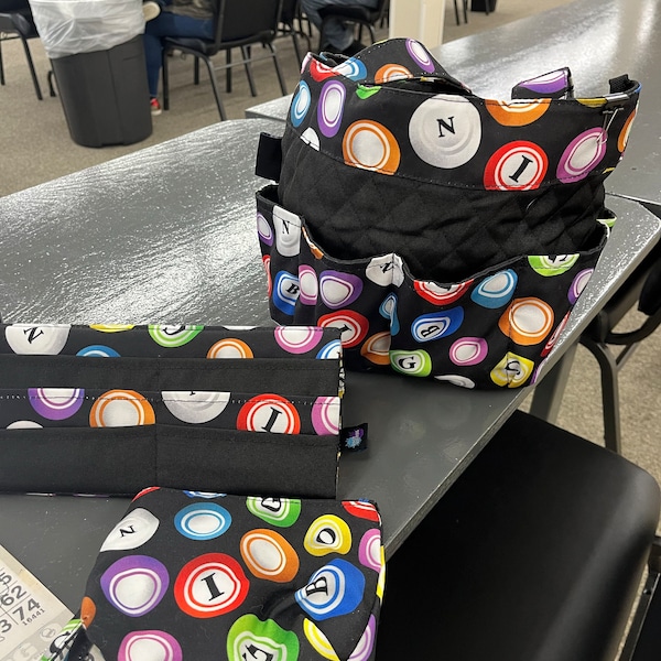 Bingo Accessory Set: Dauber Bag, Pull Tab Holder, Wristlet Pouch - Etsy