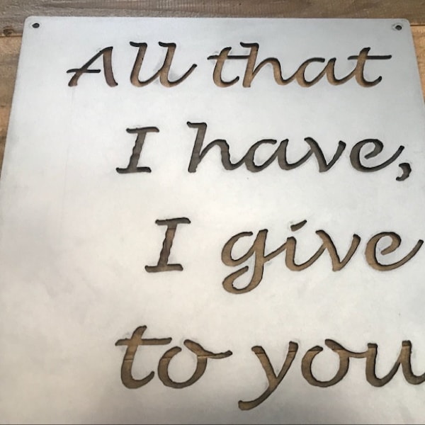 Custom Small Saying ~ Customized Quote Sign , Inspirational ...