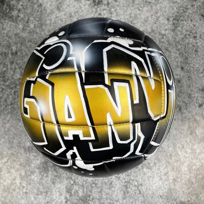 Custom Volleyball Hand Painted Ball Unique Personalized Sports Gift ...