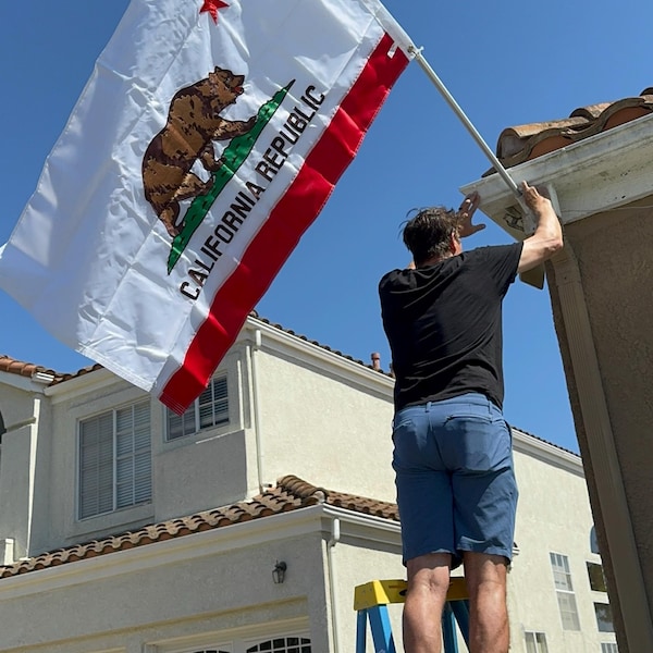 G128 Black American Heritage Flag | 3x5 Ft | Liteweave Pro Series ...