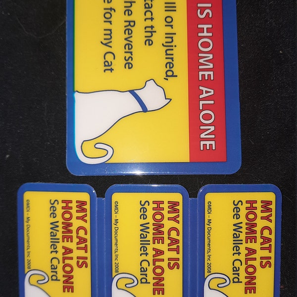 Emergency Wallet Card and Key Tags - Dog - Etsy