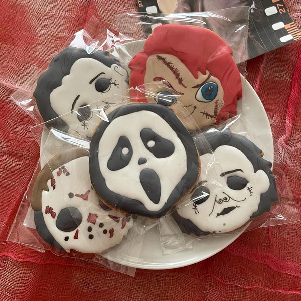 Horror Villain Cookies: Halloween Biscuit Treats - Etsy