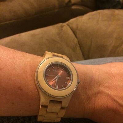 Wood Wrist Watch the Akira Copper Pink on Maple Wood - Etsy