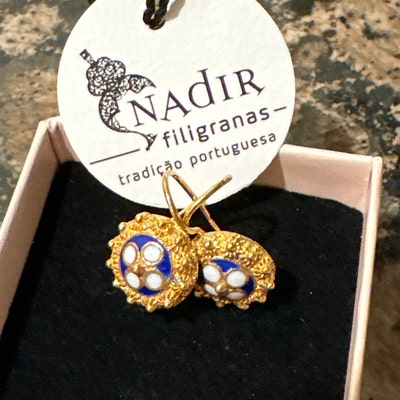 Portuguese Filigree Inspired Medium Large Flower in Necklace, Golden ...