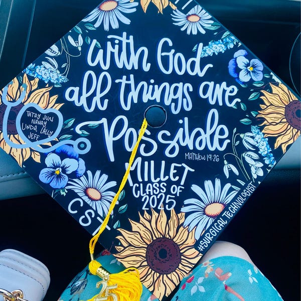 Graduation Cap Topper - Coraline - Customizable - Personlizable ...