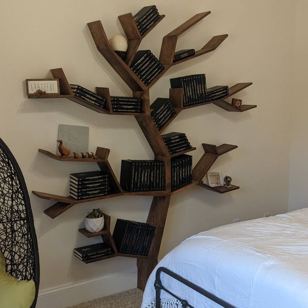 Bookshelve, Bookshelf, Tree Bookcase, Wood Tree Bookshelves, Unicorn ...