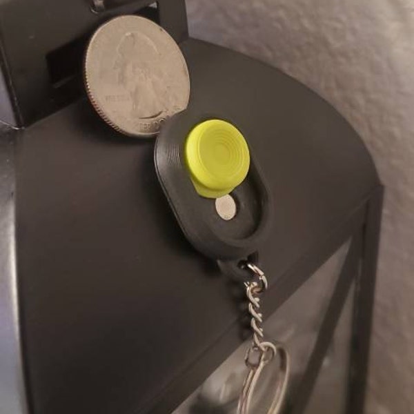 3D Printed Customizable Keychain Magnetic Haptic Slider Fidget Toy ...