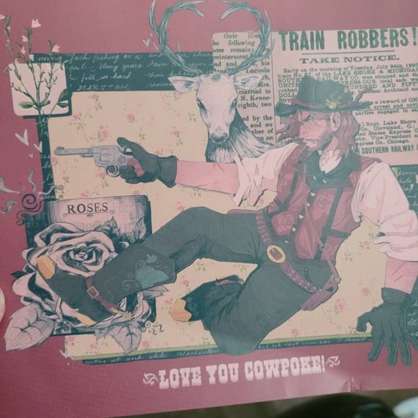 Lovecore 1899 - RDR2 8" X 10" Matte Print - Etsy