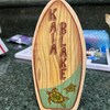 6.5 Inch Mini Wooden Surfboards Wall Decor, Single Board, Beach and ...