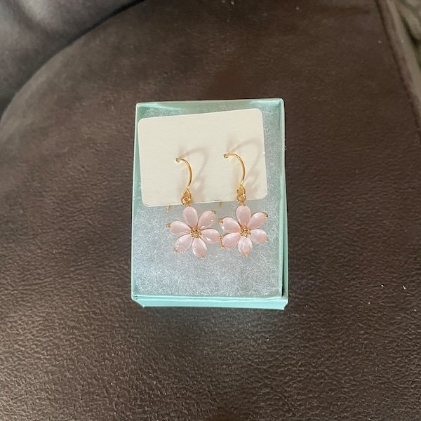 Dainty Gold Snowflake Earrings, Christmas Earrings, Small Minimalist ...